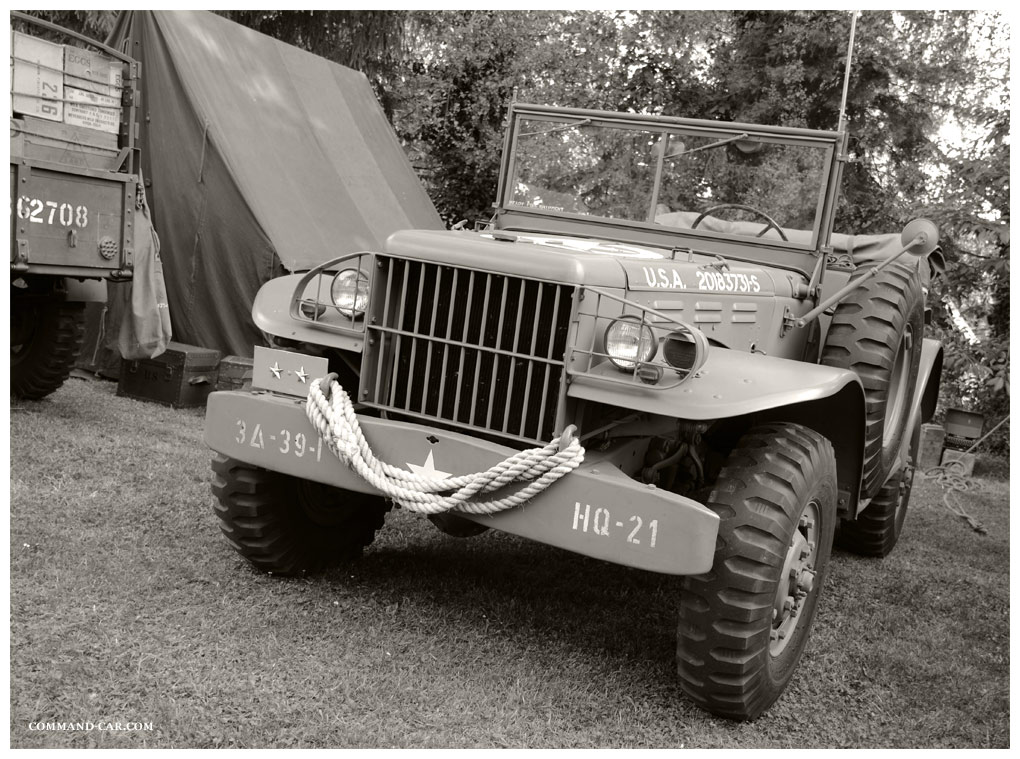 Patton Drivers Ulbeek WW2 Command Car Ambulance Dodge