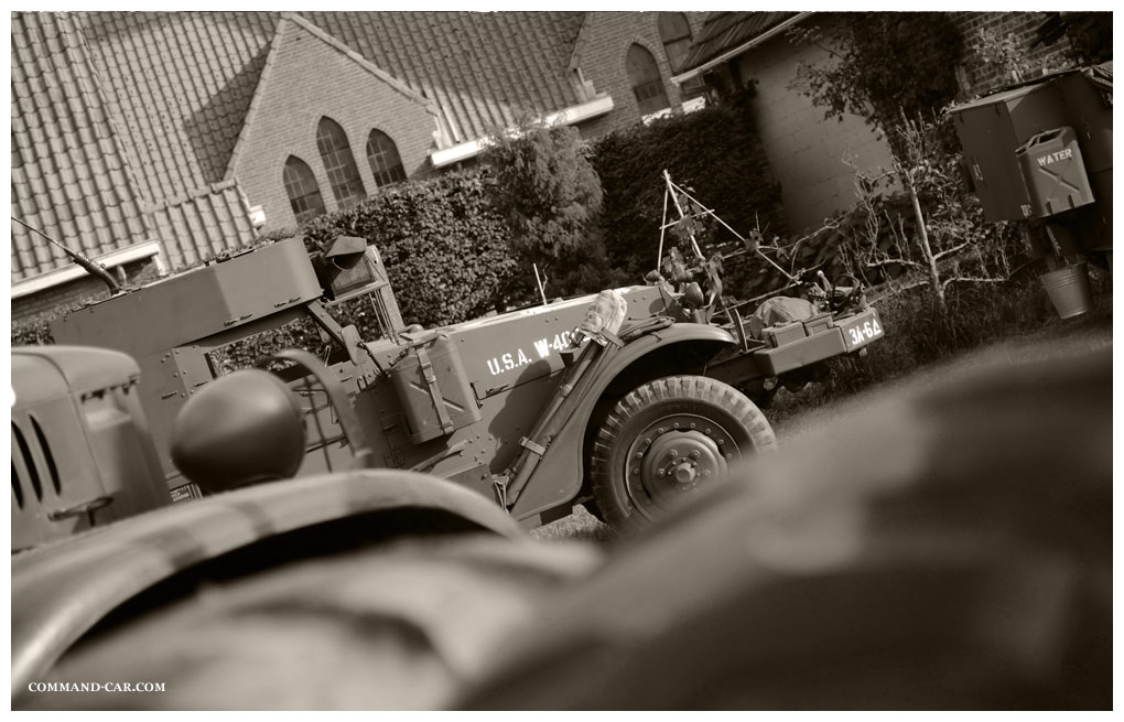 Patton Drivers Ulbeek WW2 Command Car Ambulance Dodge