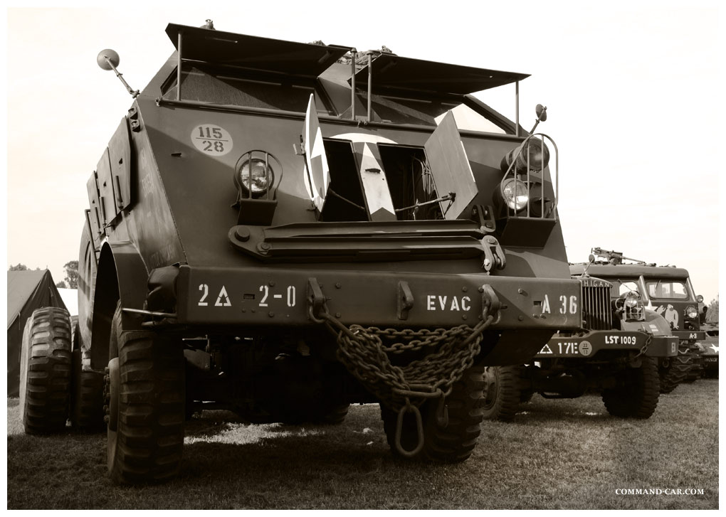 Patton Drivers Ulbeek WW2 Command Car Ambulance Dodge