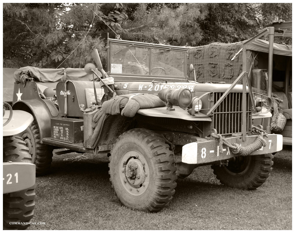 Patton Drivers Ulbeek WW2 Command Car Ambulance Dodge