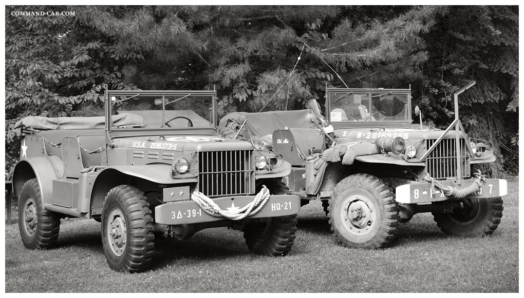 Patton Drivers Ulbeek WW2 Command Car Ambulance Dodge